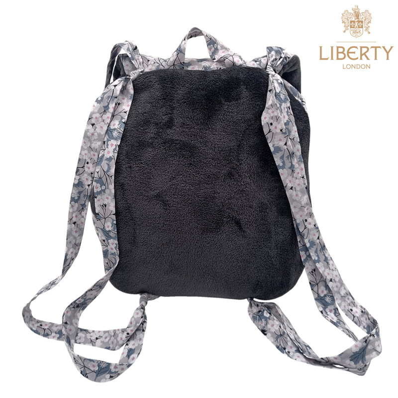 Liberty of London Gris-Gris Cherry customizable baby backpack. Made in ...