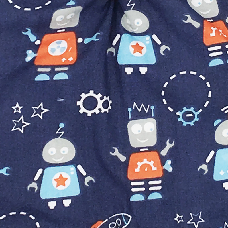 Personalised baby comforter Le Robot. Original soft toy made in France ...